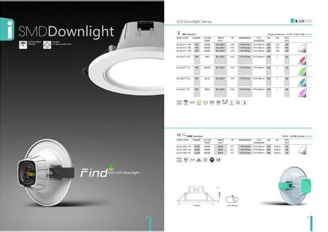 Indoor Surface Smd Downlight 7w Luxlite Lx Dl07 7 Iluxlite Lighting