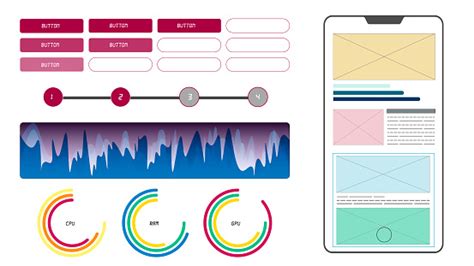Mobile Interface Layout And Icon Stock Illustration Download Image Now Business