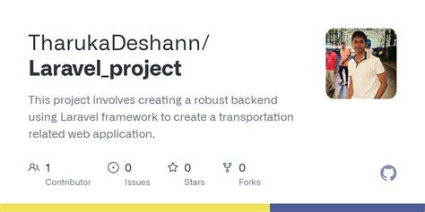 Github Tharukadeshannlaravelproject This Project Involves Creating