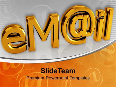 Email Symbol Technology Powerpoint Templates Ppt Backgrounds For Slides 0113 PowerPoint