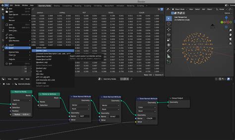 Export Geometry Nodes Scatter As An Instancer Via Alembic Or Usd Modeling Blender Artists