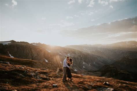 Anna Chase Beartooth Pass Sunset Engagement Photos