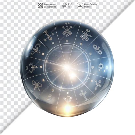 Astrology Chart With Celestial Symbols Representing Horoscopes Zodiac
