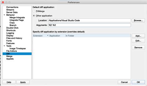 Macos How Can I Correctly Set Vscode As The Difftool For Perforce P Stack Overflow