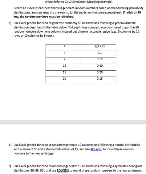 hint refer to ch10 simulation modeling example