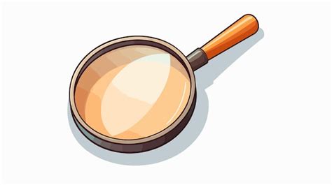 Detailed Magnifying Glass Vector Illustration For Graphic Design