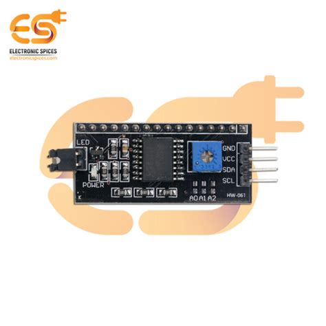 Iic Or I2c Serial Interface Adapter Module For 16 X 2 1602 Character
