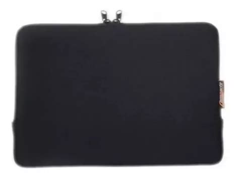 Capa Case Compacto Com Ziper Para Notebook Tablet De 101 Preto