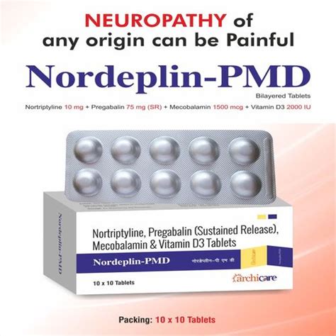 Notriptyline 10mg Pregabaline Sr 75mg Mecobalamine 1500mcg