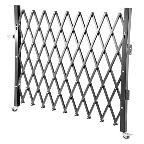 Svopes Folding Security Gate 6339 In H X 122 In W Stainless Steel