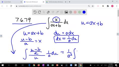 Solvedderiving Formulas Evaluate The Following Integrals Assume A And