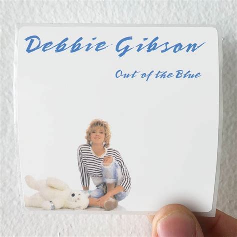 Debbie Gibson Out Of The Blue Album Cover Sticker