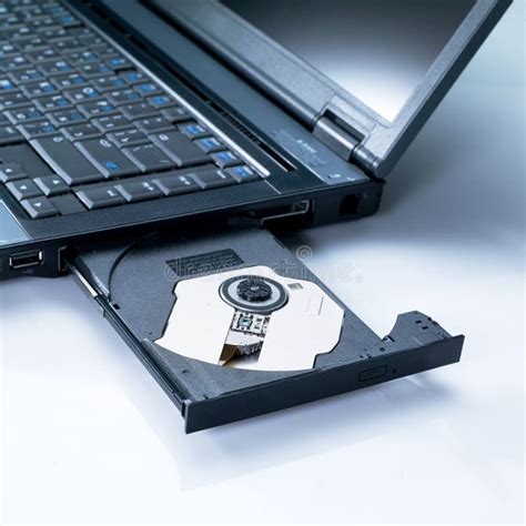 Laptop Disk Tray Open Stock Photo Image Of Drive Computer 36183492