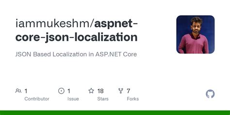 Github Iammukeshmaspnet Core Json Localization Json Based Localization In Aspnet Core