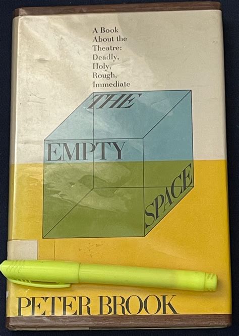 THE EMPTY SPACE by PETER BROOK: Good Hardcover (1968) 1st Edition ...