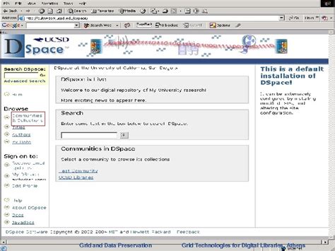 Enabling Grids For E Scienc E Grid Data