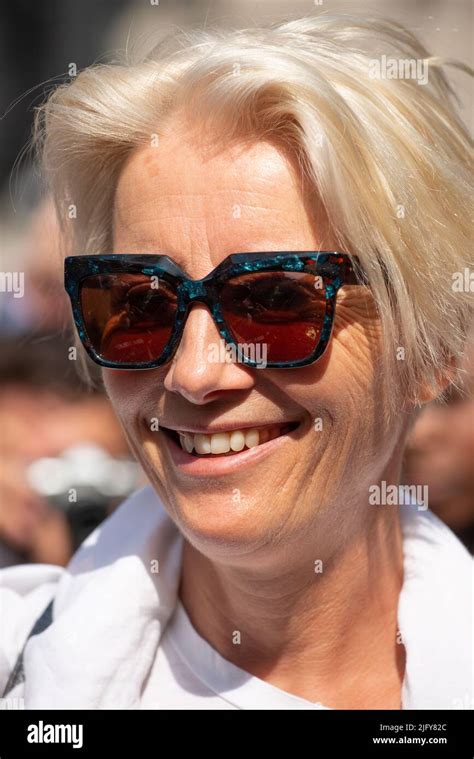 British Actress Emma Thompson Attends The Extinction Rebellion Demonstration London In Protest