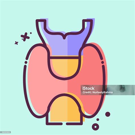 아이콘 후두 호흡기 치료 기호와 관련이 있습니다 Mbe 스타일 심플한 디자인 편집 가능 간단한 일러스트레이션 3차원 형태에 대한 스톡 벡터 아트 및 기타 이미지 Istock