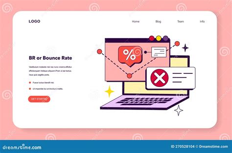 Br Or Bounce Rate Kpi Type Indicator To Measure Employee Efficiency