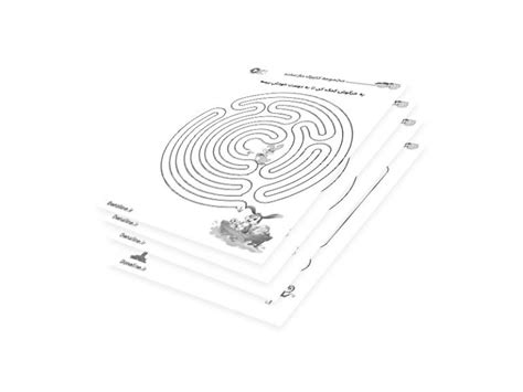 دانلود کاربرگ ماز ساده برای کودکان و پیش دبستانی ها آکادمی دانالاین