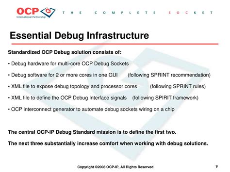 Ppt Ocp Debug Socket For Multi Core Debugging Powerpoint Presentation Id4966961