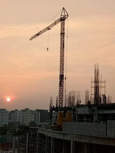 8 Ton Mild Steel Fixed Tower Crane At ₹ 7600000 Construction Tower