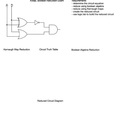 Solved Kmap Boolean Reduction Exam Requirements Determine