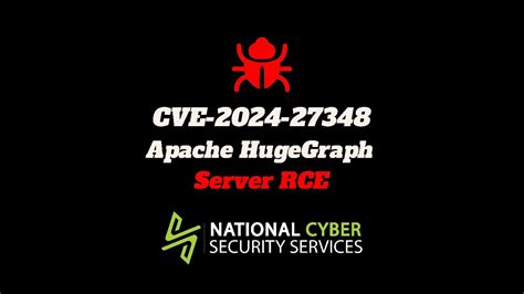 CVE RCE In Apache HugeGraph Server National Cyber Security Services YouTube
