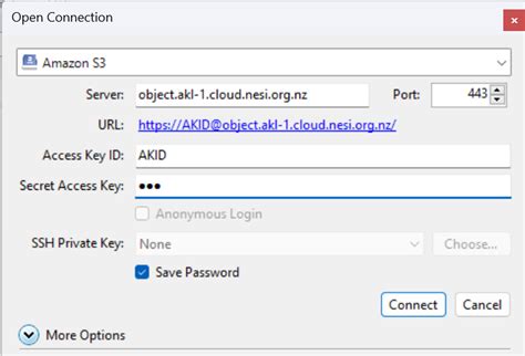 Using Cyberduck To Interact With Object Storage Research Developer Cloud