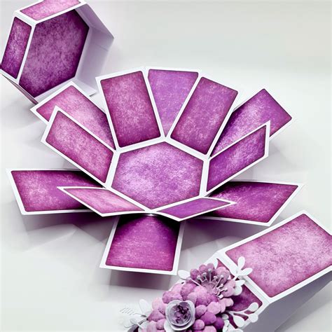 Hexagonal Exploding Box Svg Cut File Set Gentleman Crafter