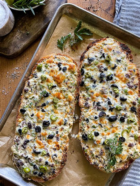 Easy Olive Cheese Bread Melty Simple 30 Minutes