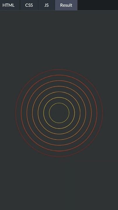 Circle Weve Effect 😯😯😯 Html5 And Css3 Animation Ytshorts Youtubeshorts Viral Youtube