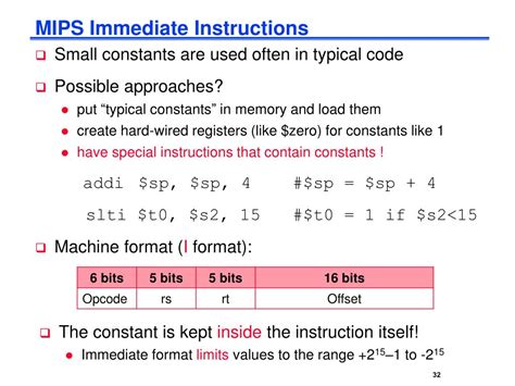 PPT CPE Computer Organization MIPS ISA PowerPoint Presentation Free Download ID