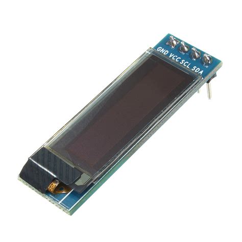 0 91 Inch 12832 IIC I2C Blue OLED LCD Display DIY Oled Module SSD1306 Driver IC DC 3 3V 5V For