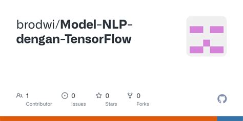 GitHub Brodwi Model NLP Dengan TensorFlow