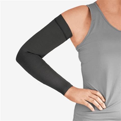 Exostrong Arm Sleeve Tall Knit Large Black