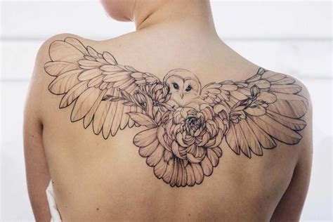 Realistic Flying Owl Tattoo Bard Owl By Ian Robert Mckown Tattoos