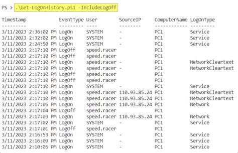 How To Get Windows 10 User Login History Using PowerShell TheITBros