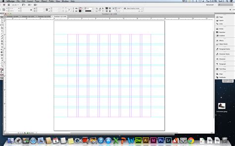 February 4 2014 This Is A Grid Shown In InDesign Indesign Workshop Map