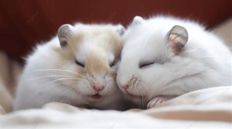 Cute Hamsters Sleeping