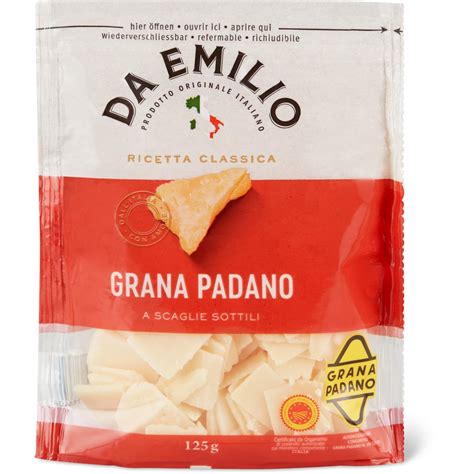 Da Emilio · Grana Padano Gehobelt Dop · A Scaglie • Migros