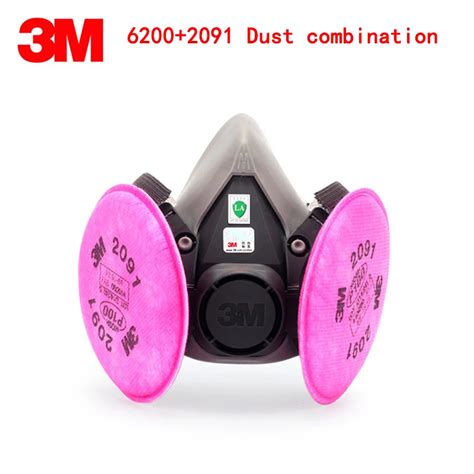 3M 6200 2091 Respirator Dust Mask Manufacturers Genuine Respirator Mask KN95 PM2 5 Dust Smoke