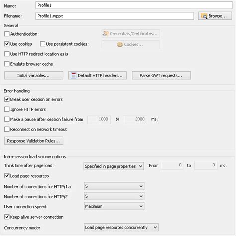 Editing Virtual User Profiles