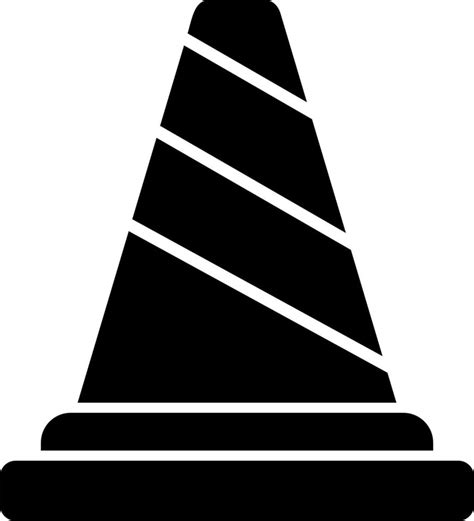 Cone Vector Icon 20993980 Vector Art At Vecteezy Cone Vector Icon 20993980 Vector Art At Vecteezy