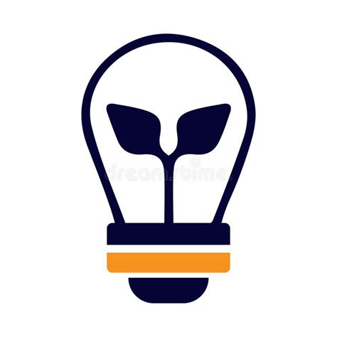Bulb Light Bulb Idea Electric Blub Energy Bulb Efficient Light Bulb Icon Stock Vector