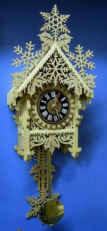 Snowflake Clock The Art Factory