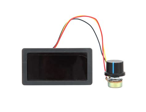 Dc Motor Speed Controller Pwm Digital Variable Speed Control Governor Switch With Knob Dc V