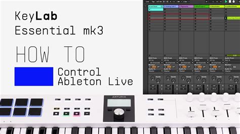 Keylab Essential Mk3 How To Control Ableton Live Youtube