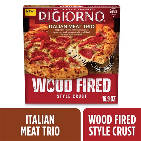 Digiorno Italian Meat Trio Pizza Wood Fired Style Crust Frozen Pizza