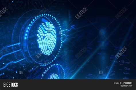Fingerprint Cyber Id Image And Photo Free Trial Bigstock